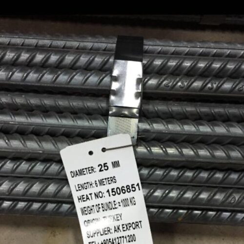 T25 Rebar - 25mm High Tensile Reinforcement Bar - Akman Steel